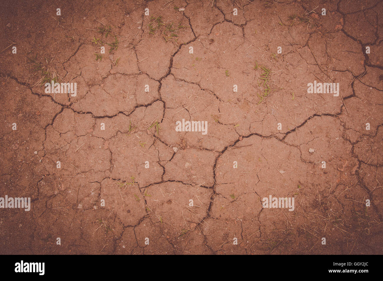 Cracked ground texture background in vintage style Stock Photo - Alamy