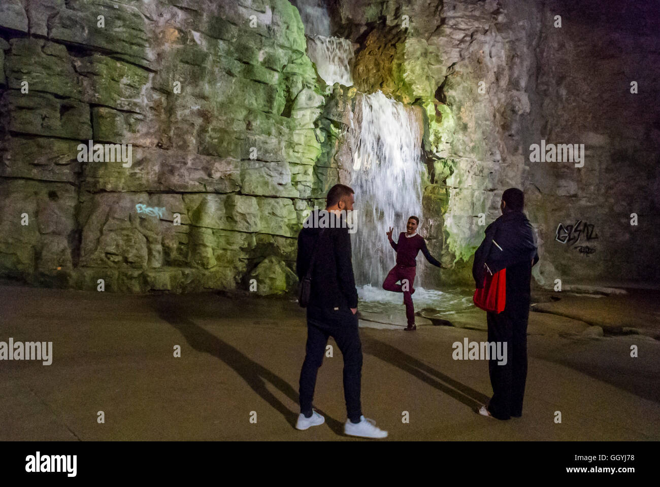 Inside cave urban park hi-res stock photography and images - Alamy