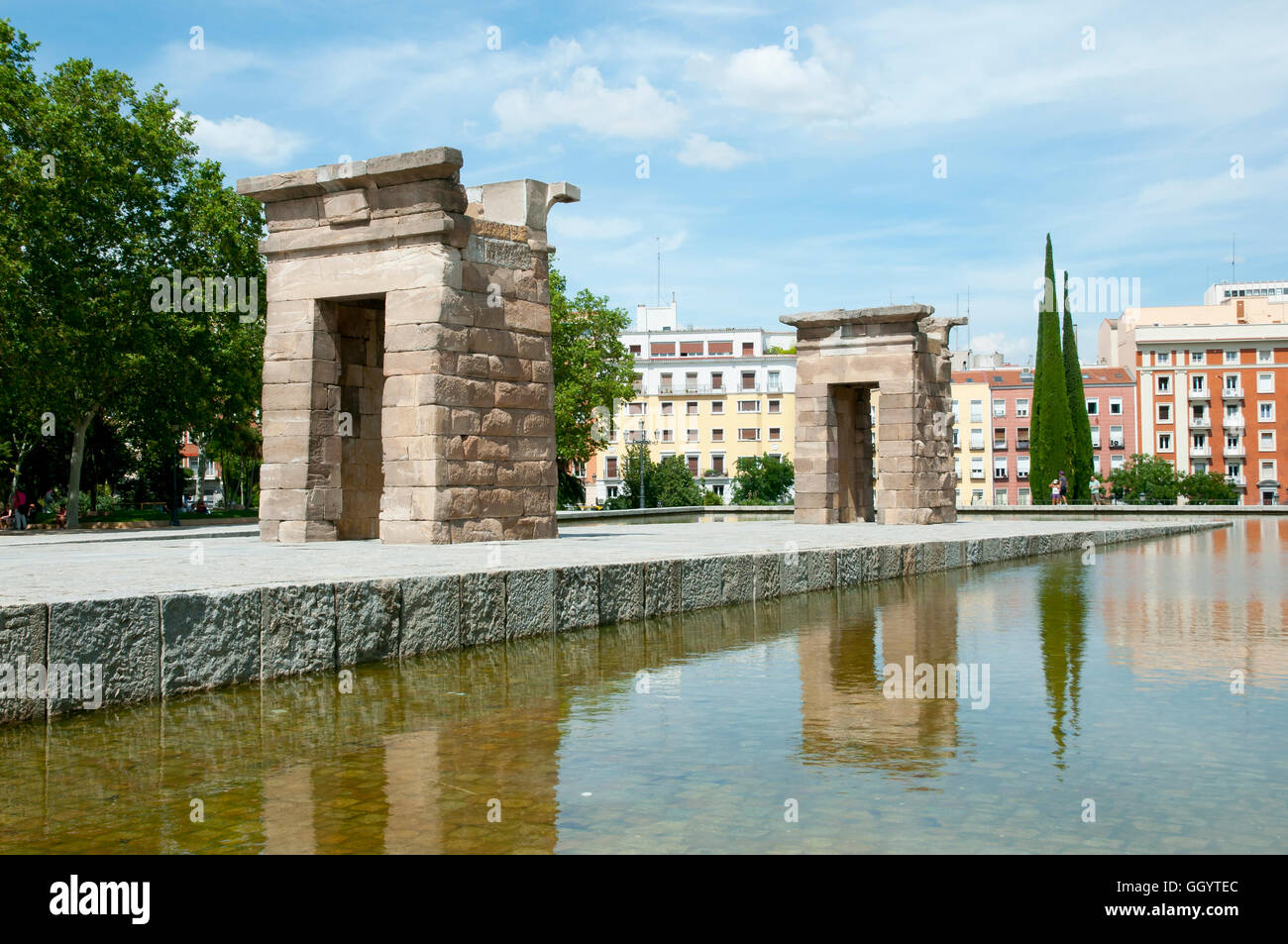 Temple of Debod - Madrid - Spain Stock Photo - Alamy