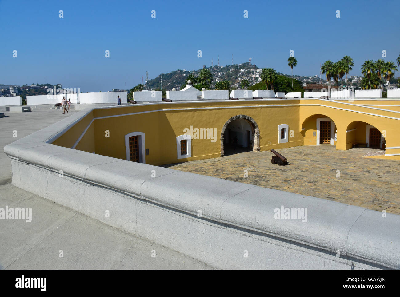 Historic Spanish fort and Museum in Acapulco, Mexico. Fort San Diego in ...