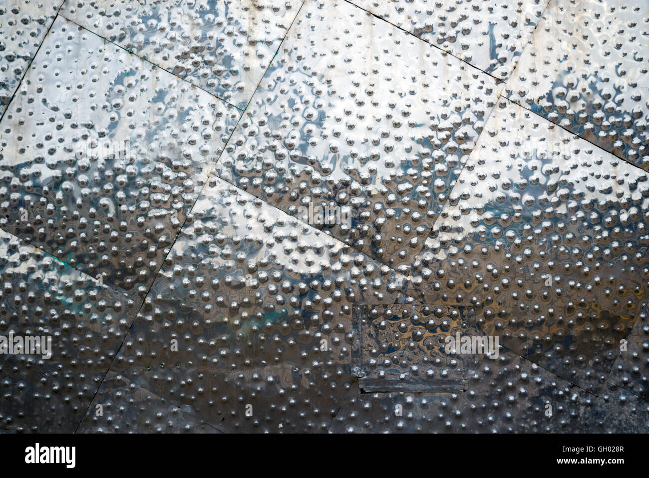 background shiny metal plate Stock Photo - Alamy