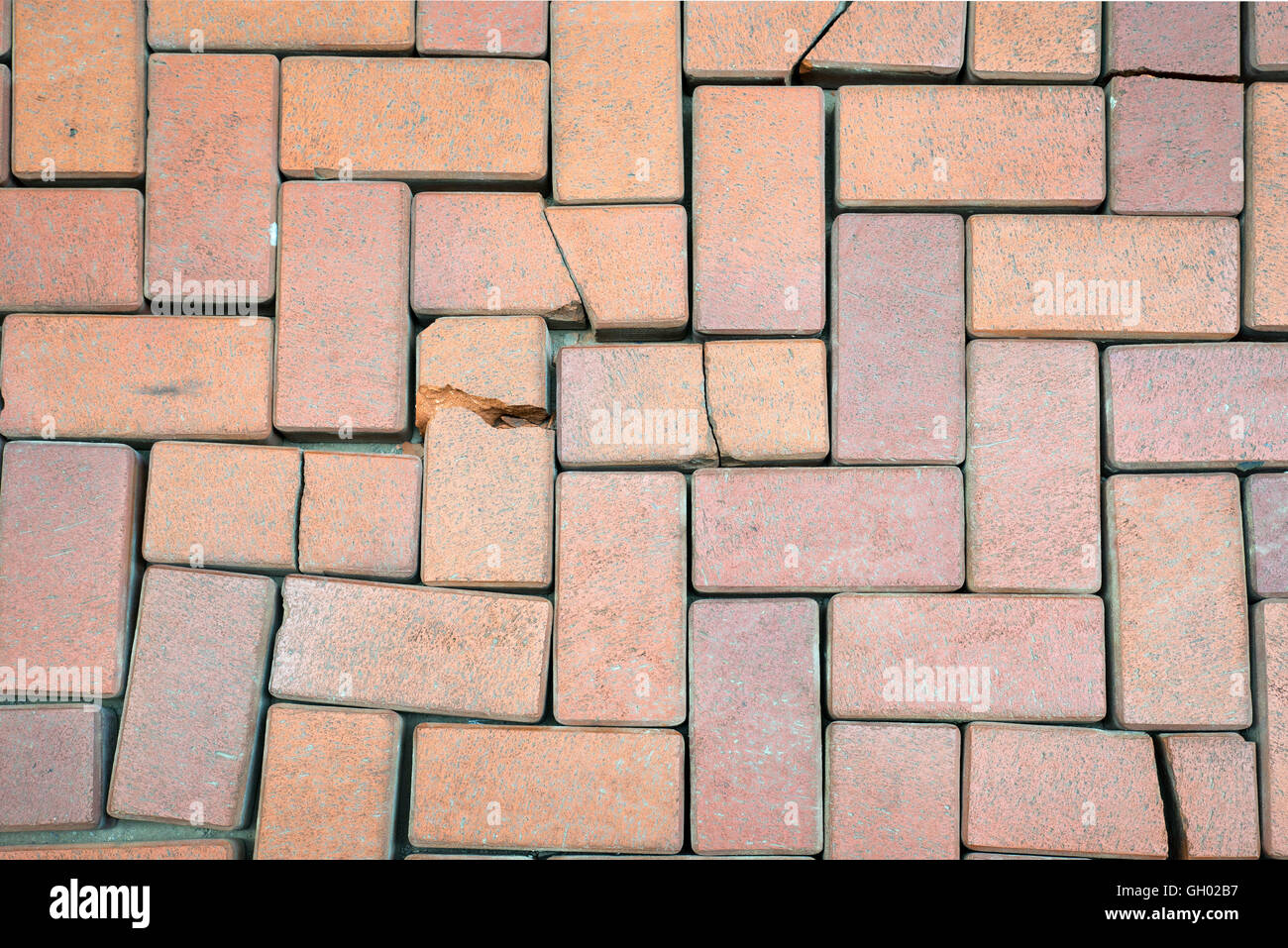 background of red cobblestones Stock Photo - Alamy