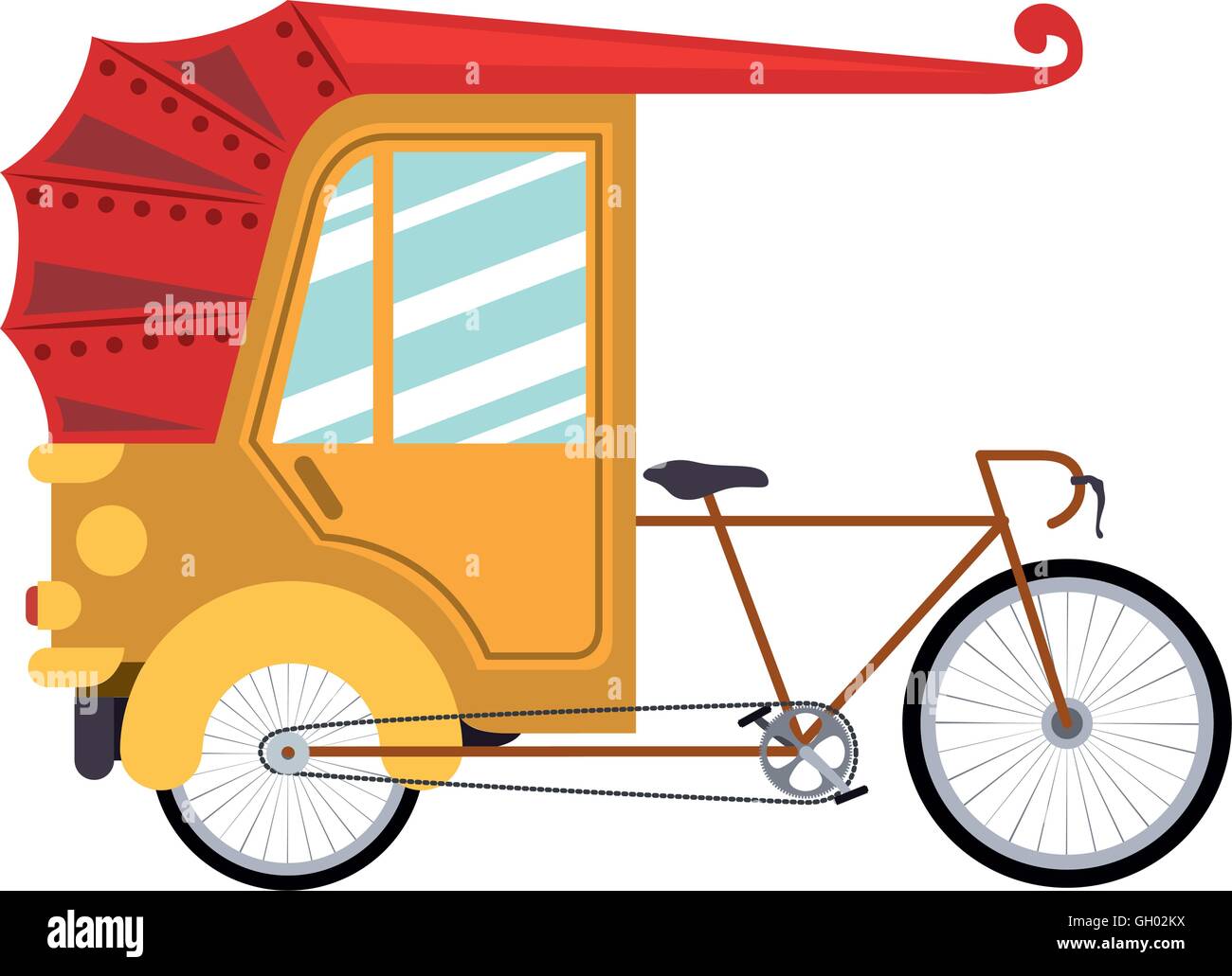 rickshaw india isolated icon design Stock Vector Image & Art - Alamy