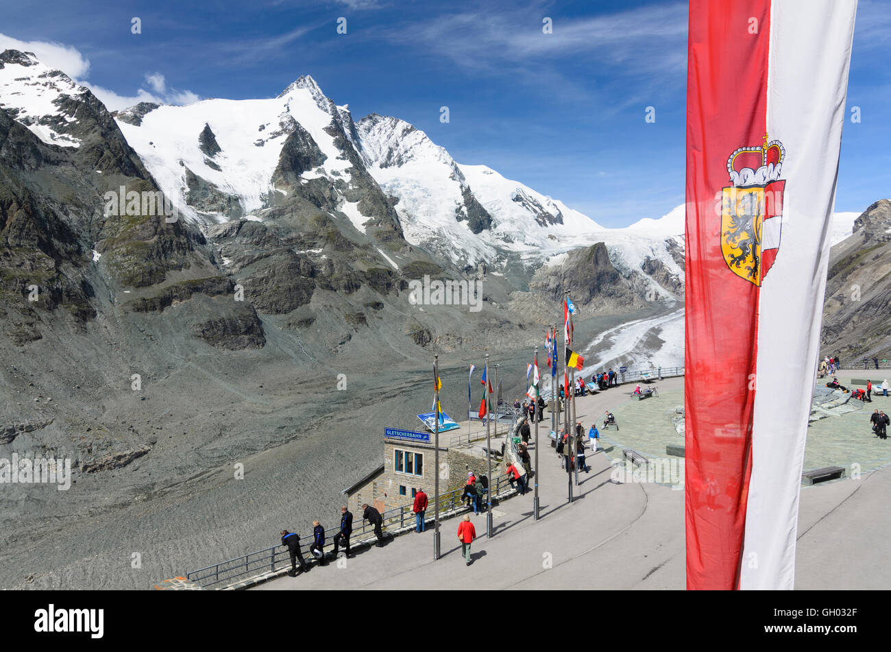 National Park High Tauern, Hohe Tauern: View from the Kaiser- Franz ...