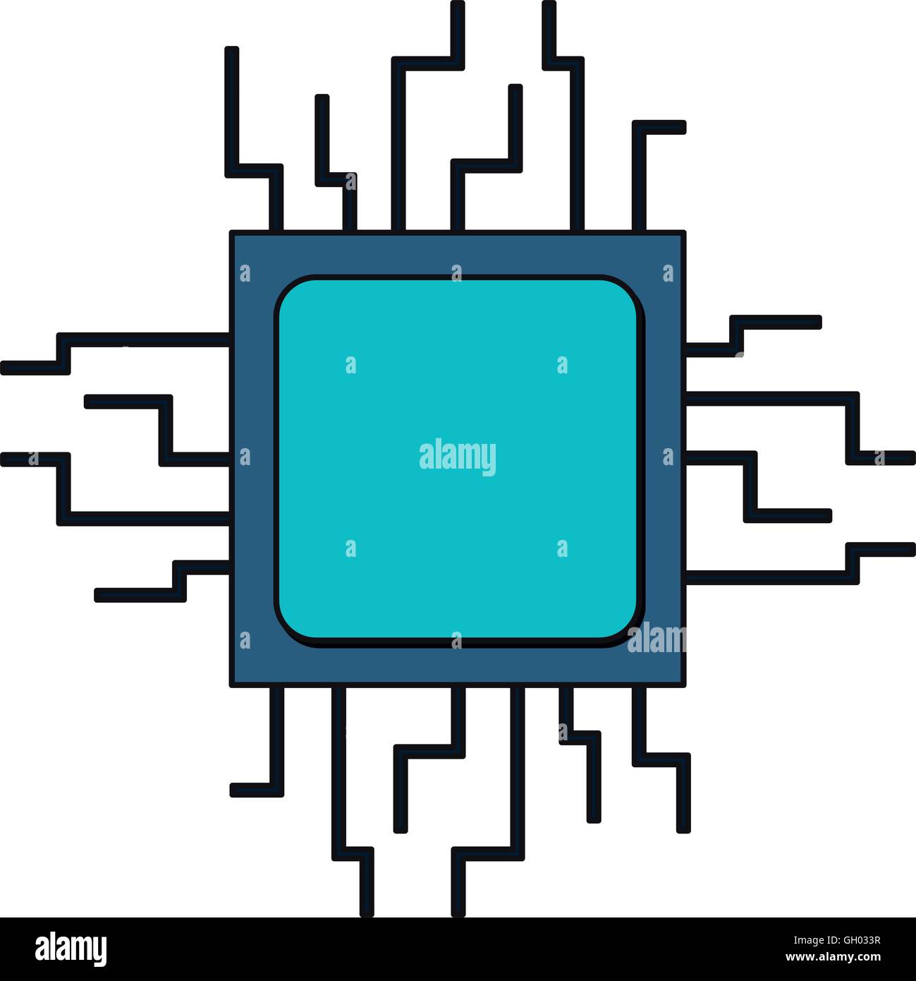 Processor chips abstract Stock Vector Images - Alamy