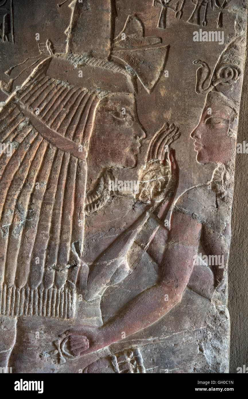 Egypt, Saqqara, tomb of Maya nurse of Tutankhamon: Maya and the Pharaoh ...