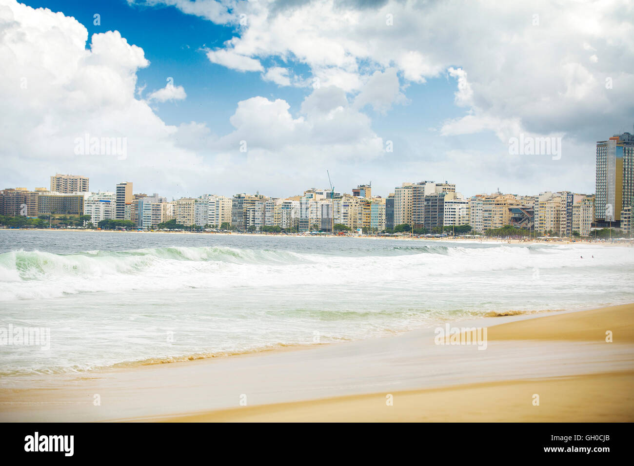 Copacabana beach in Rio de Janeiro, Brazil Stock Photo - Alamy