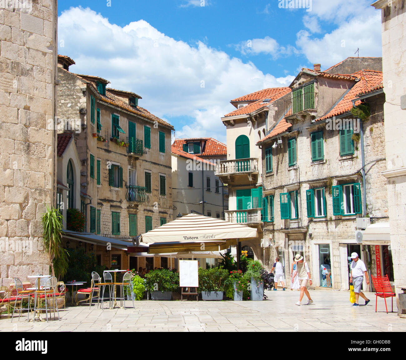 Old Town, Split, Croatia Stock Photo - Alamy