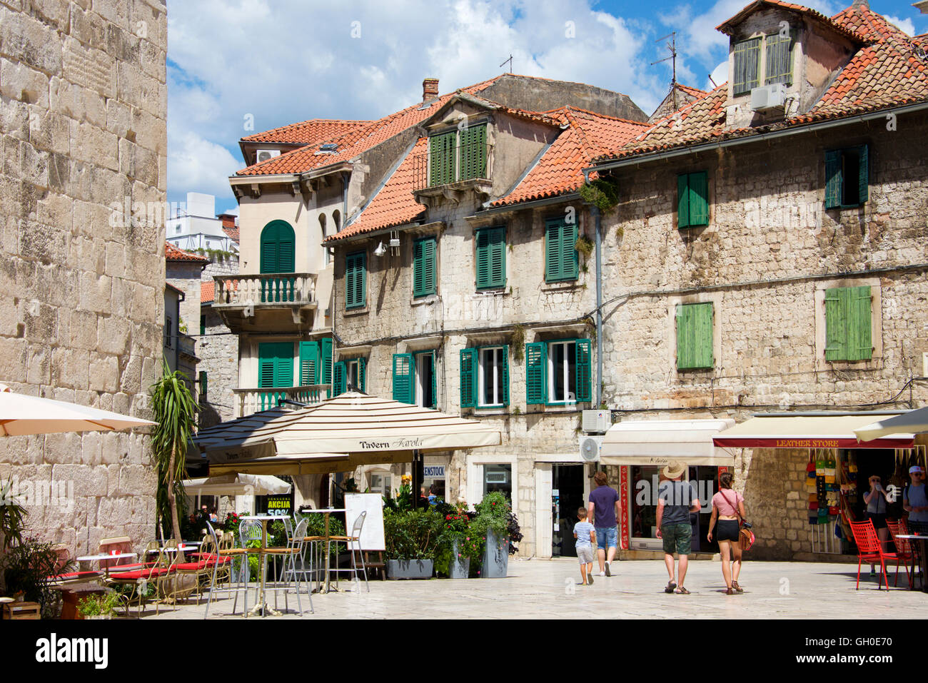 Old Town, Split, Croatia Stock Photo - Alamy