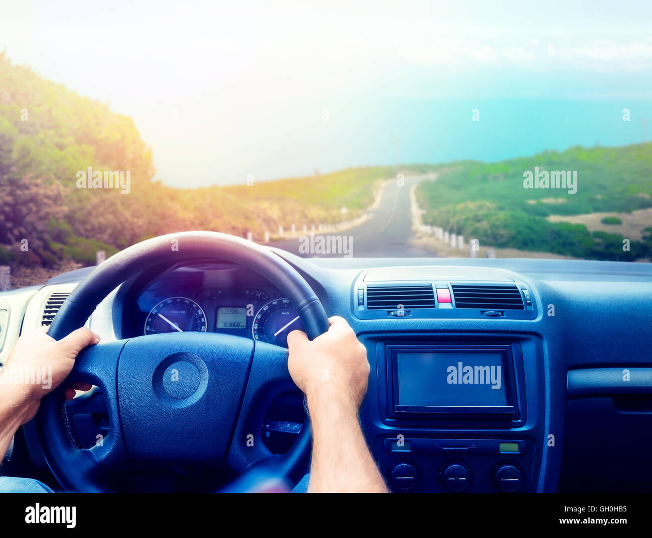 Highway traffic person driving hi-res stock photography and images - Alamy