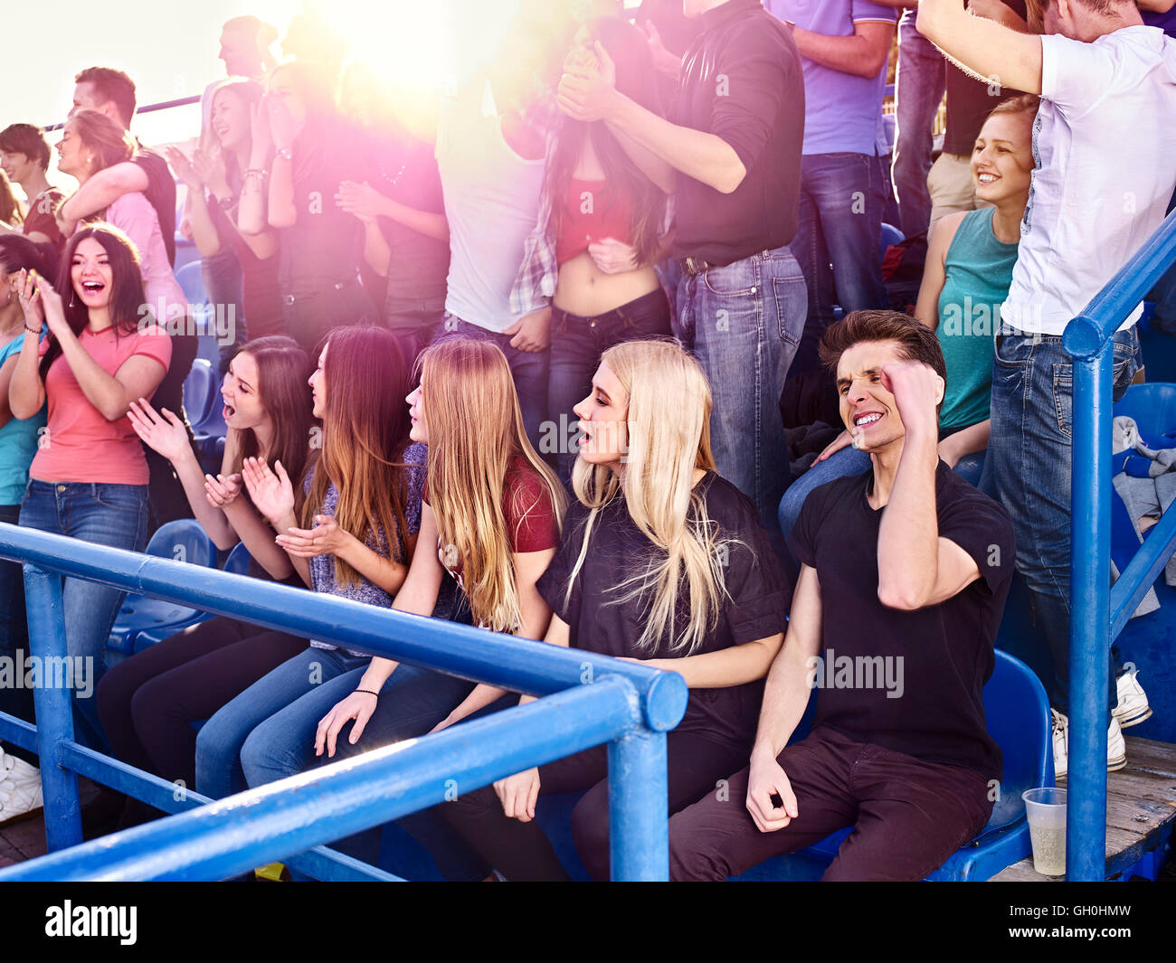 Olympic crowd grandstand hi-res stock photography and images - Alamy