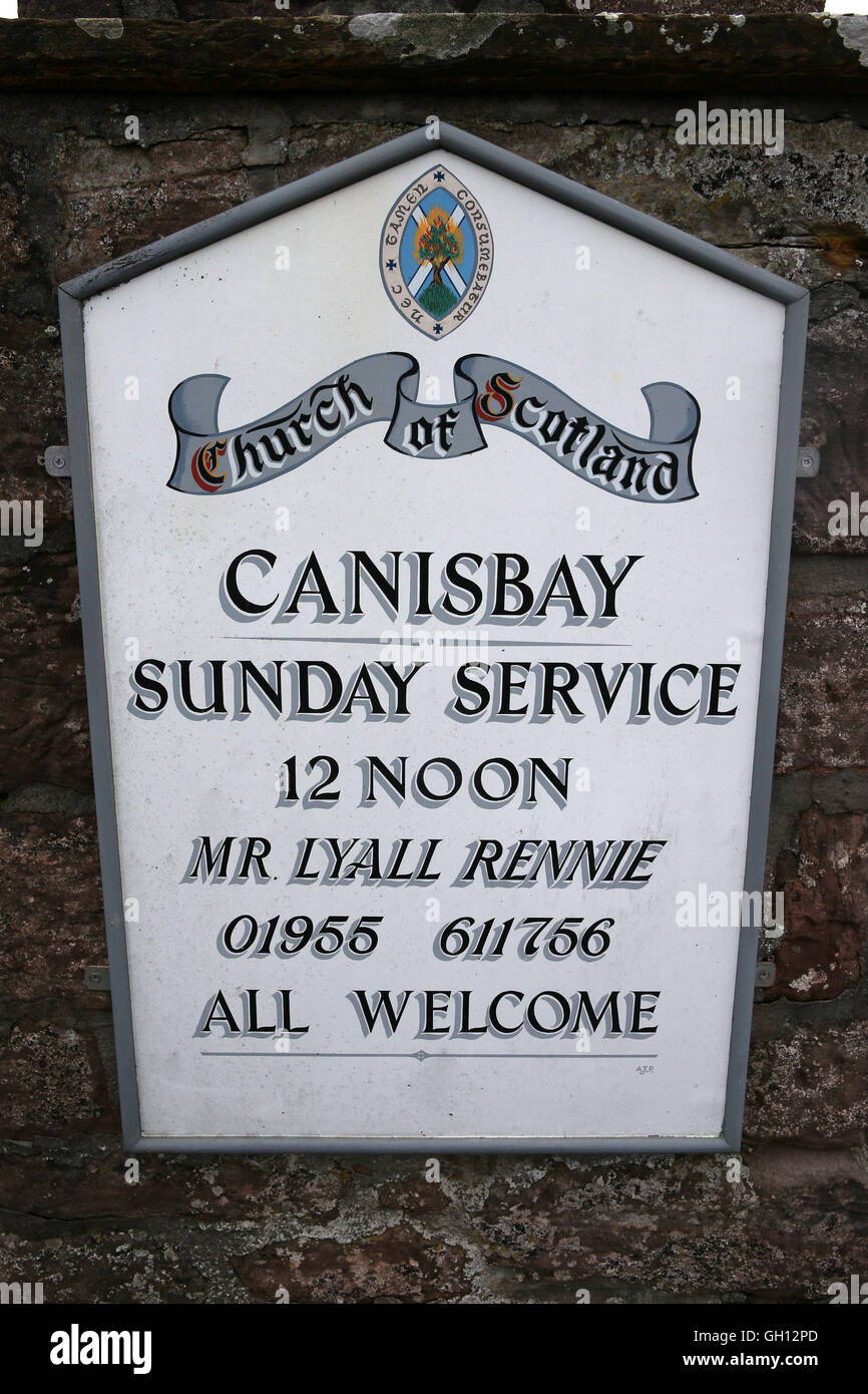 A general view of Canisbay Church where The Duke of Rothesay arrived at ...