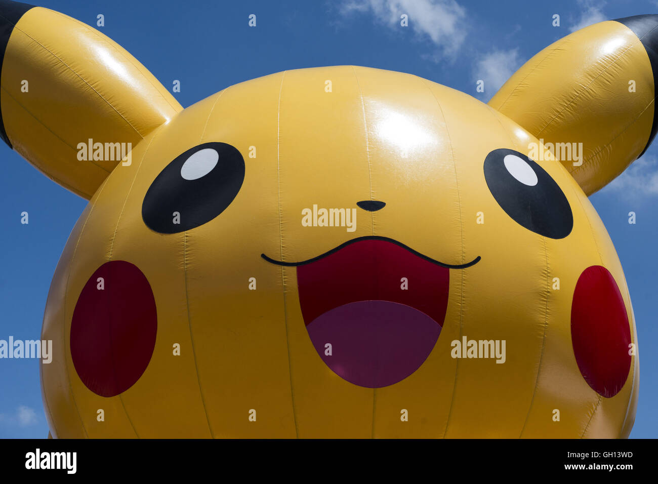 Yokohama, Kanagawa, Japan. 7th Aug, 2016. Pikachu at Yokohama ...
