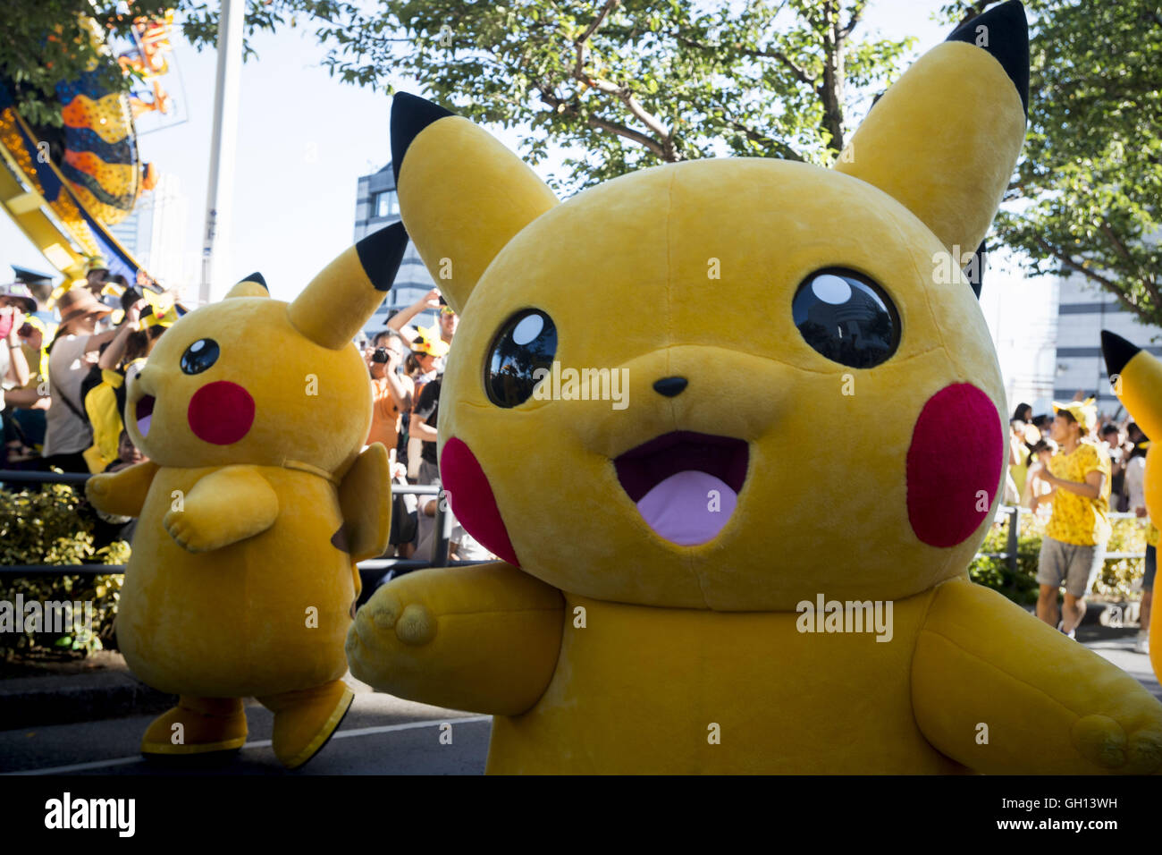 Yokohama, Kanagawa, Japan. 7th Aug, 2016. Pikachu at Yokohama ...