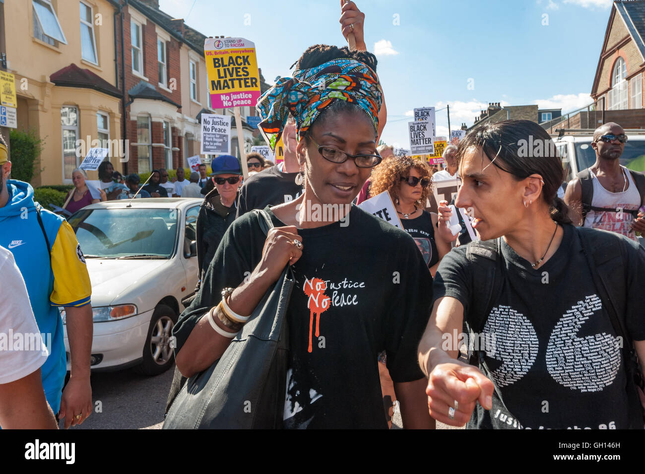 London, UK. 6th August 2016. Marcia Rigg who is still fighting for ...