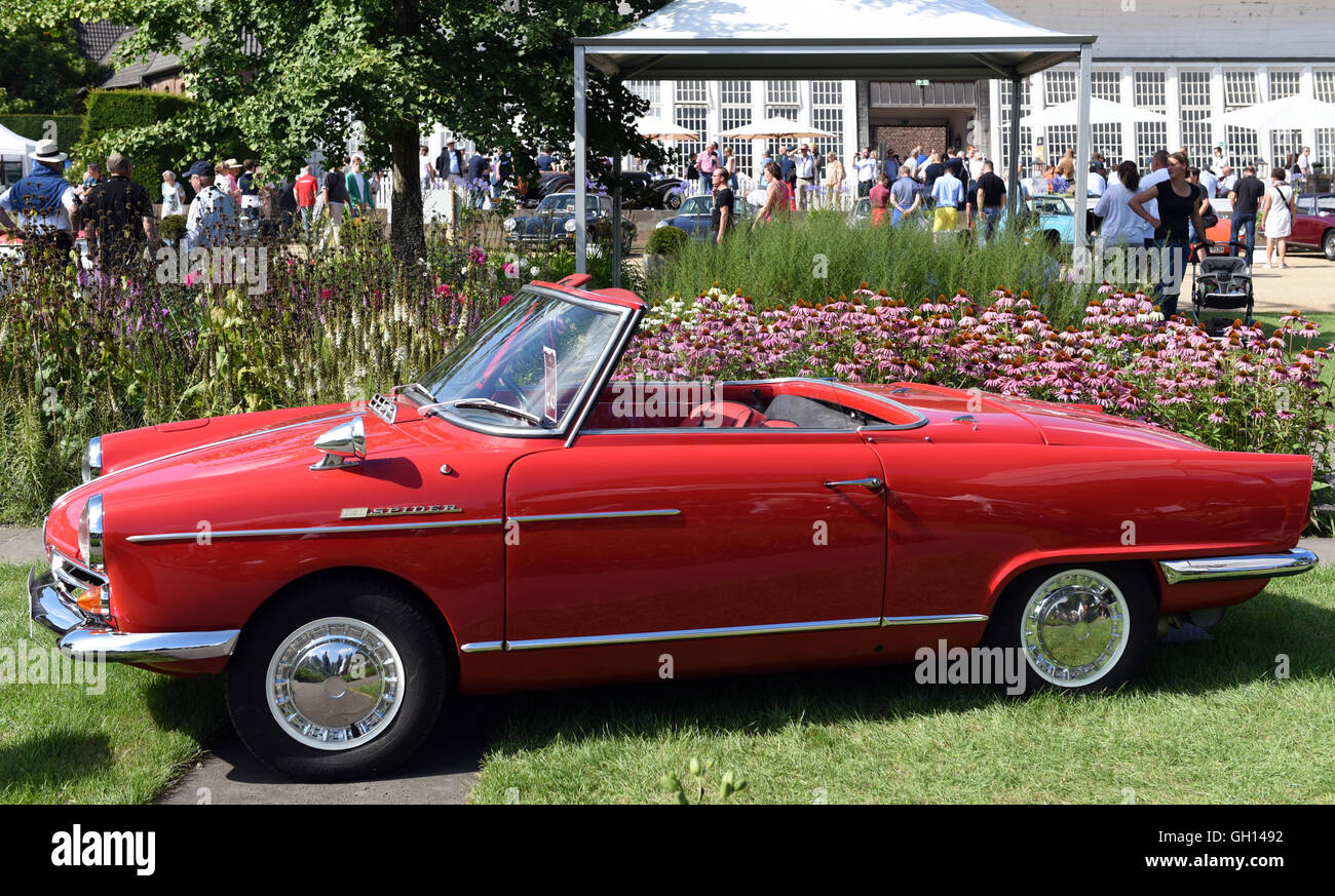 A NSU Wankel Spider from 1964 at the vintage car festival "11. Classic ...