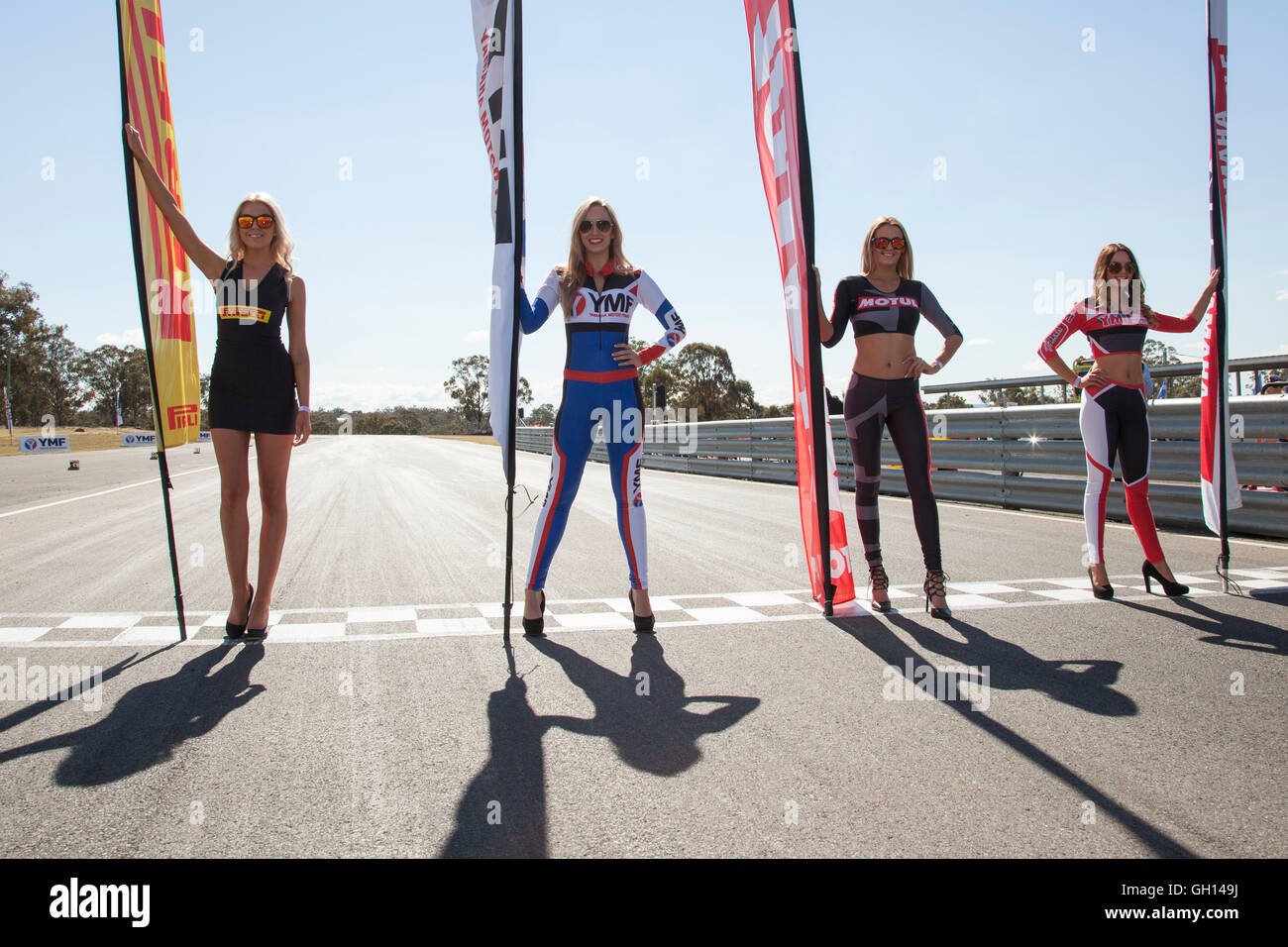 Grid girls australian hi-res stock photography and images - Alamy