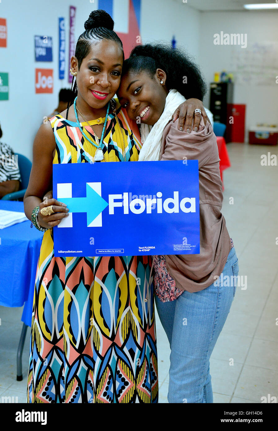 MIAMI GARDENS, FL - AUGUST 06: Tichina Arnold and daughter Alijah Kai ...