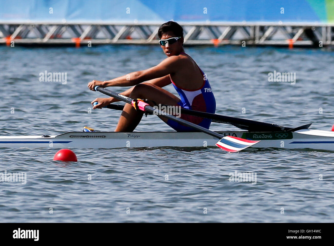 RIO DE JANEIRO, RJ - 07.08.2016: 2016 ROWING OLYMPICS - Remo race was ...