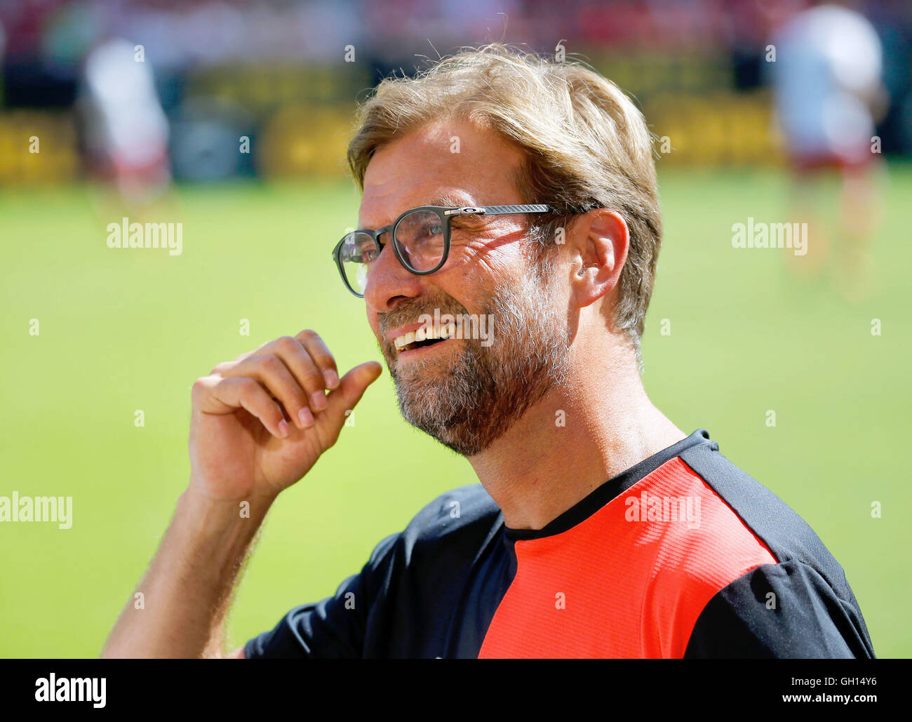 Mainz, Germany. 07th Aug, 2016. Liverpool coach Juergen Klopp during ...