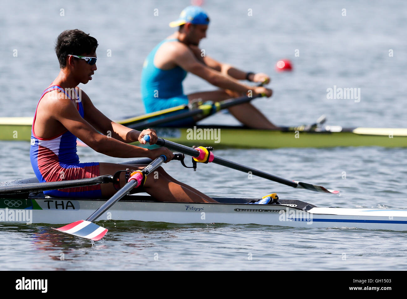 RIO DE JANEIRO, RJ - 07.08.2016: 2016 ROWING OLYMPICS - Remo race was ...
