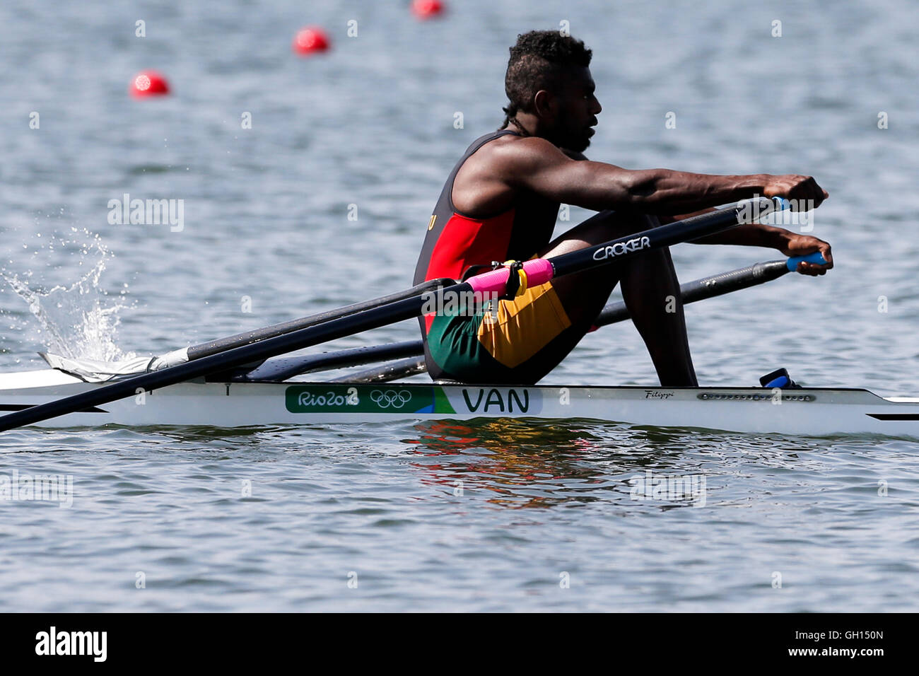 RIO DE JANEIRO, RJ - 07.08.2016: 2016 ROWING OLYMPICS - Remo race was ...