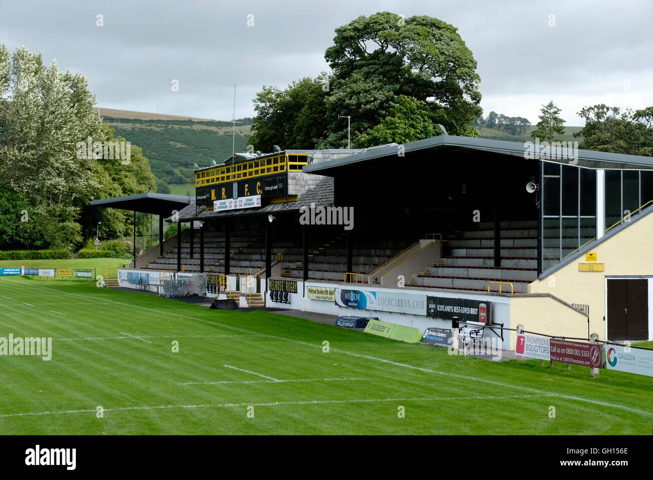 Melrose Melrose Rfc Greenyards Uk High Resolution Stock Photography and ...