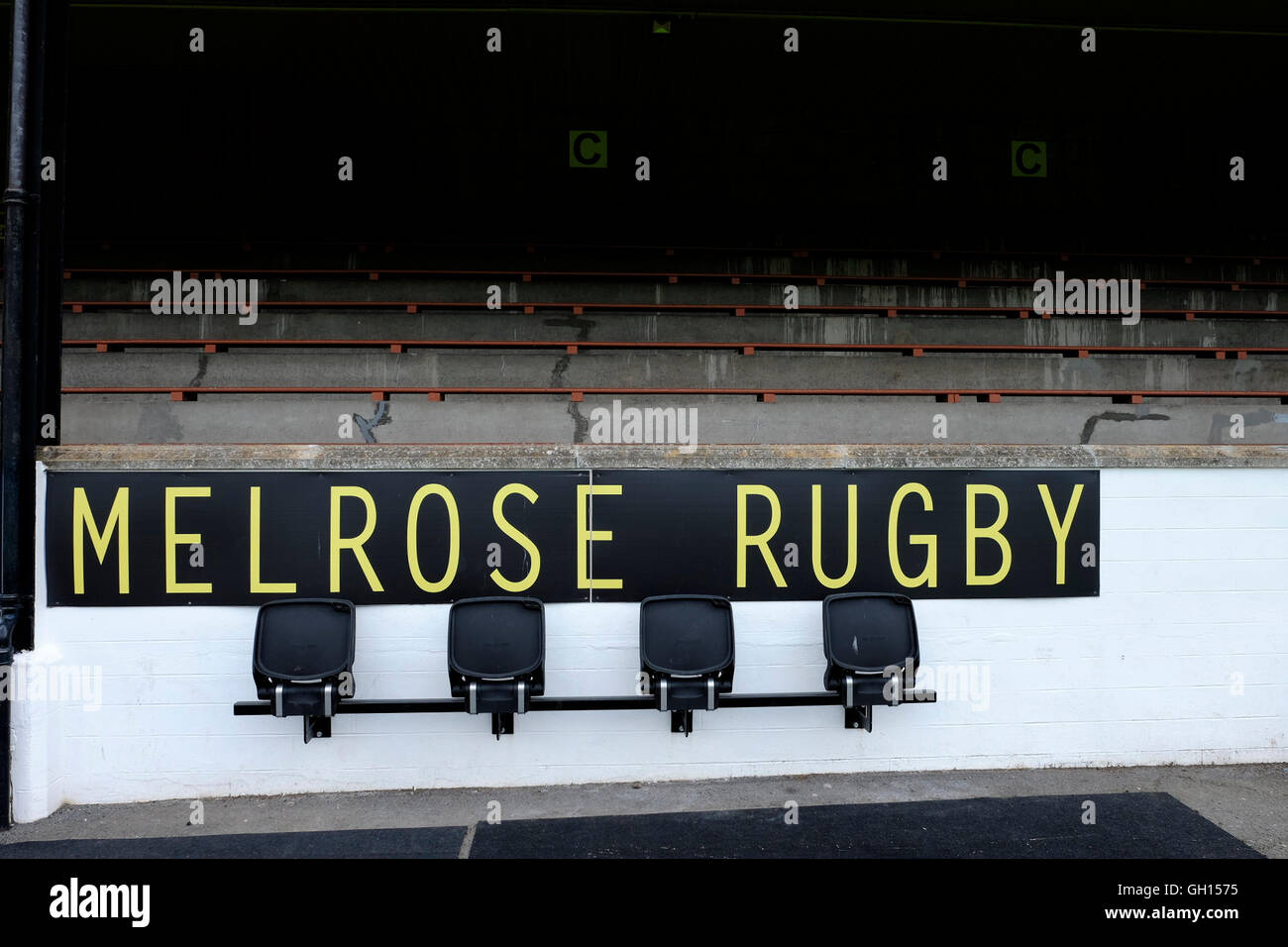 Melrose Melrose Rfc Greenyards Uk High Resolution Stock Photography and ...