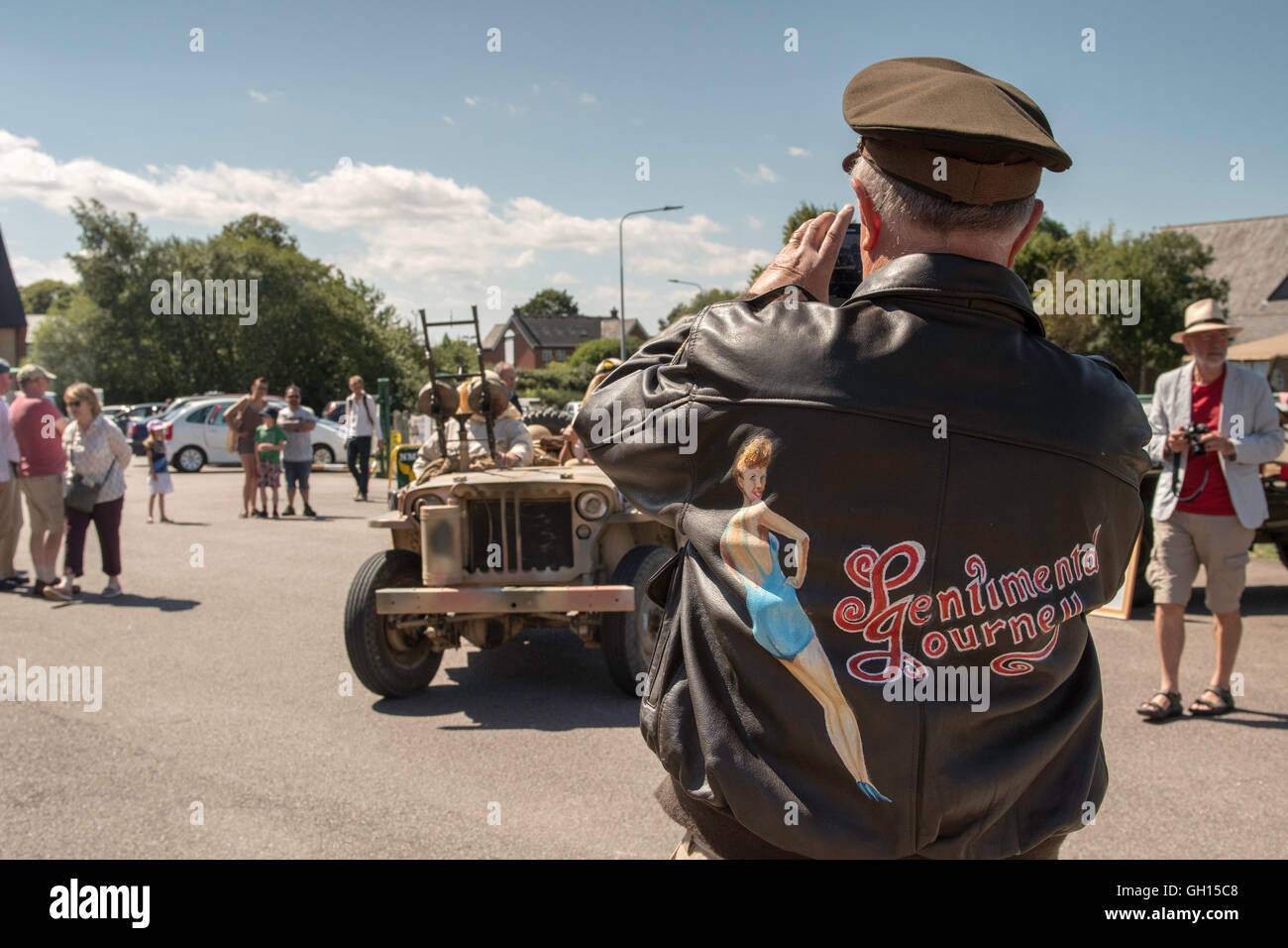 Dereham, Norfolk, UK. 07th Aug, 2016. Military Vehicles, 1940's stalls ...