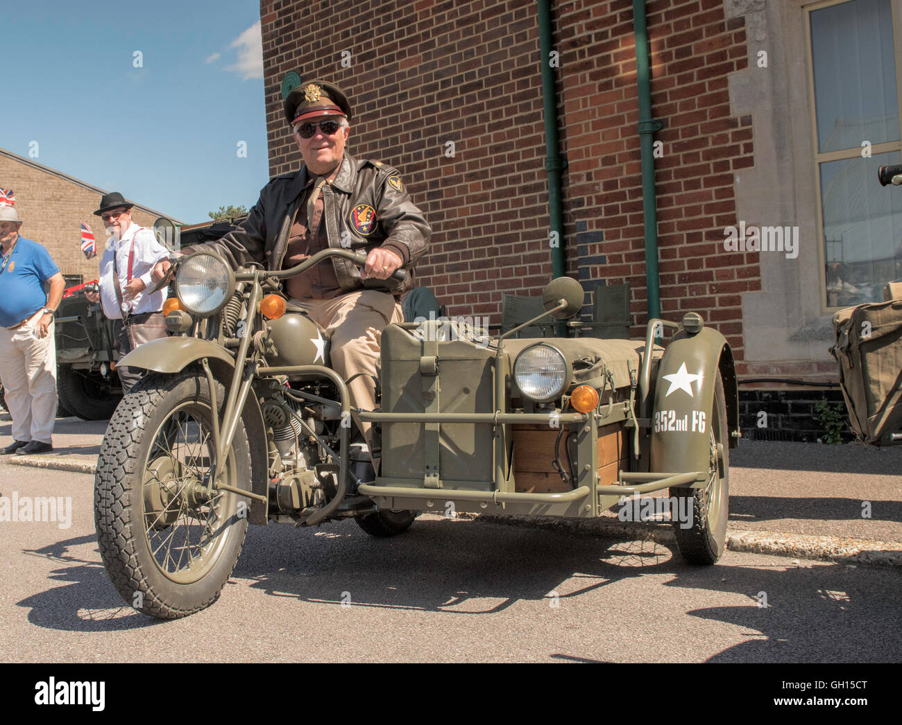 Dereham, Norfolk, UK. 07th Aug, 2016. Military Vehicles, 1940's stalls ...