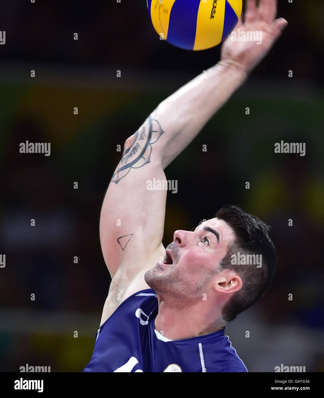 Rio De Janeiro, Brazil. 7th Aug, 2016. Filippo Lanza of Italy competes ...