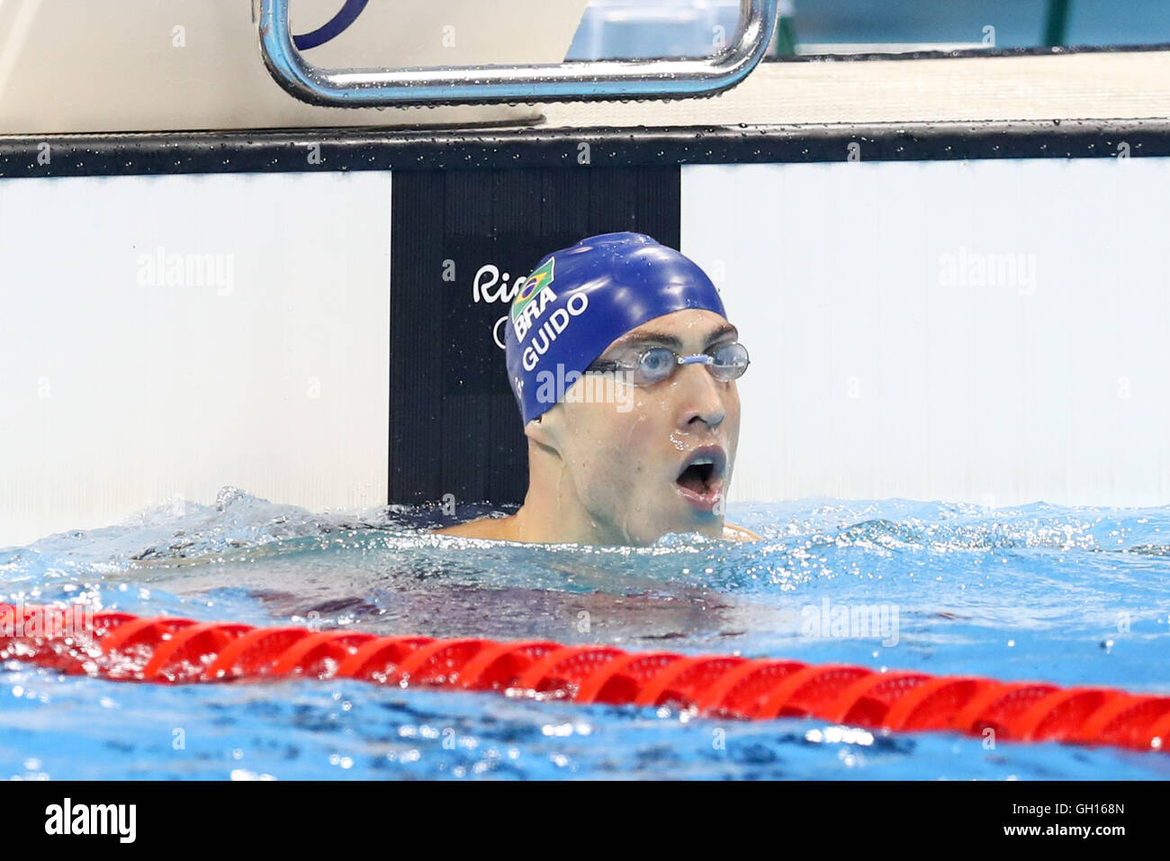 RIO DE JANEIRO, RJ - 07.08.2016: 2016 SWIMMING OLYMPICS - Guilherme ...