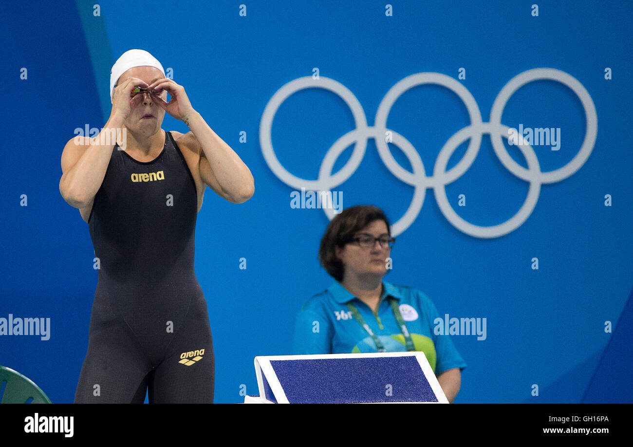 Rio de Janeiro, RJ, Brazil. 7th Aug, 2016. OLYMPICS SWIMMING: Jenna ...