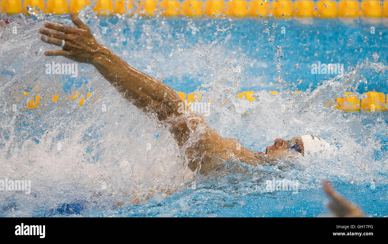 Rio de Janeiro, RJ, Brazil. 7th Aug, 2016. OLYMPICS SWIMMING: David ...