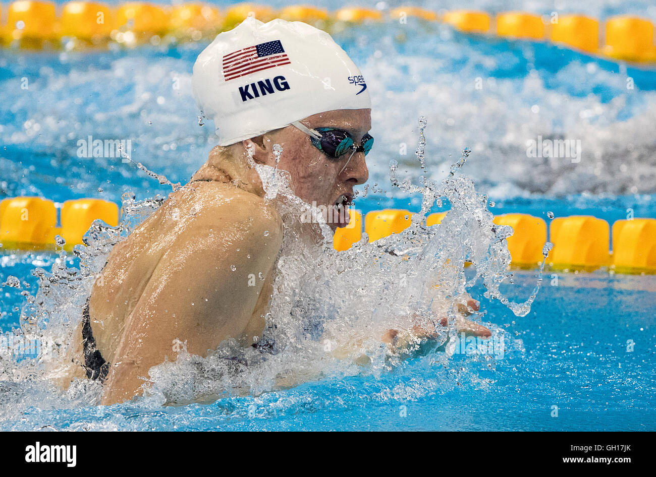 Rio de Janeiro, RJ, Brazil. 7th Aug, 2016. OLYMPICS SWIMMING: Lilly ...