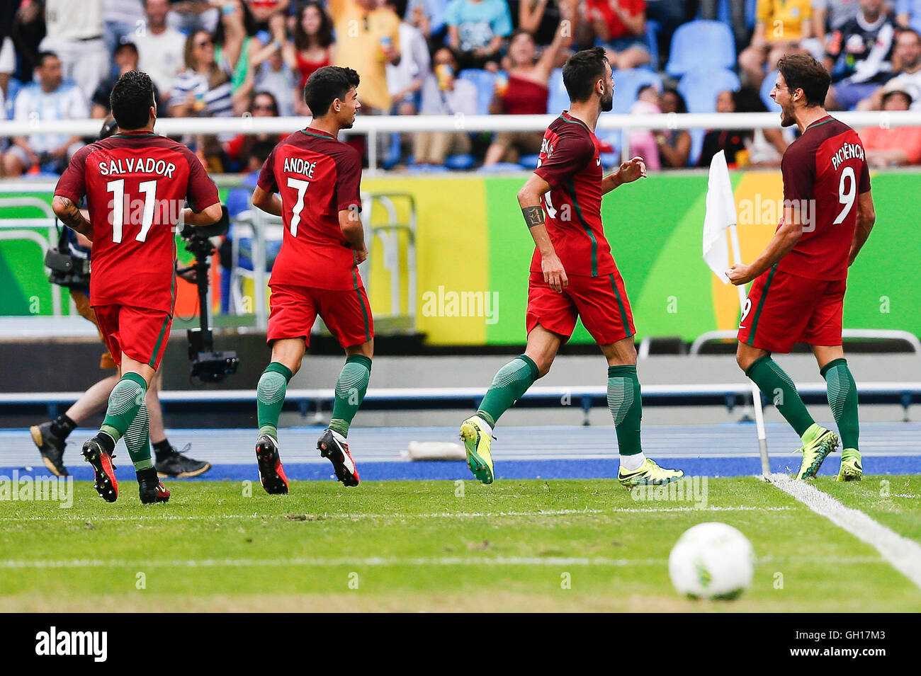 Rio de Janeiro, Brazil. 07th Aug, 2016. OLYMPICS 2016 FOOTBALL RJ ...