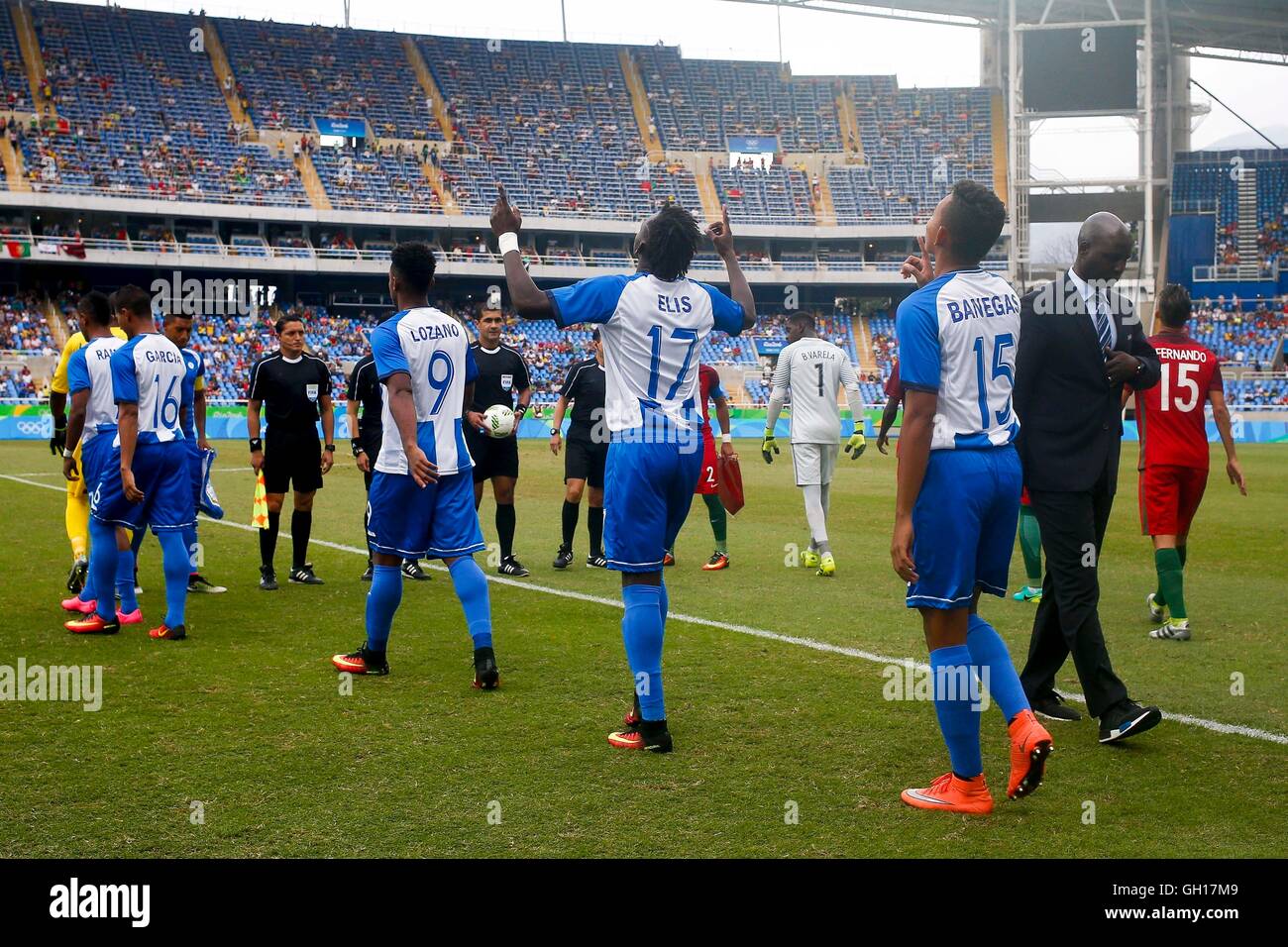 Rio de Janeiro, Brazil. 07th Aug, 2016. OLYMPICS 2016 FOOTBALL RJ ...