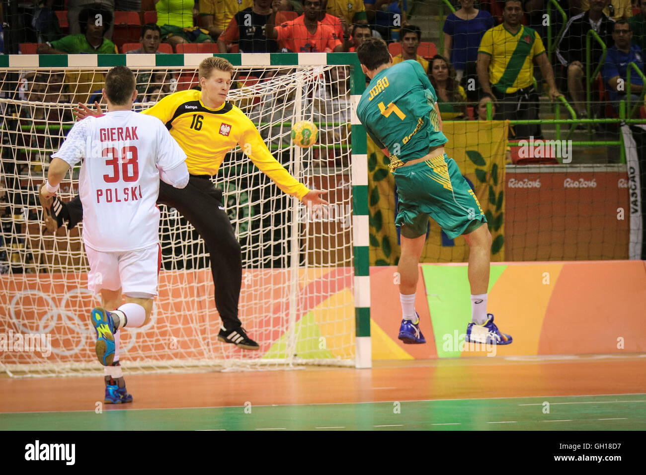 Rio de Janeiro, Brazil 07th Aug, 2016 OLYMPICS 2016 HANDBALL - John ...