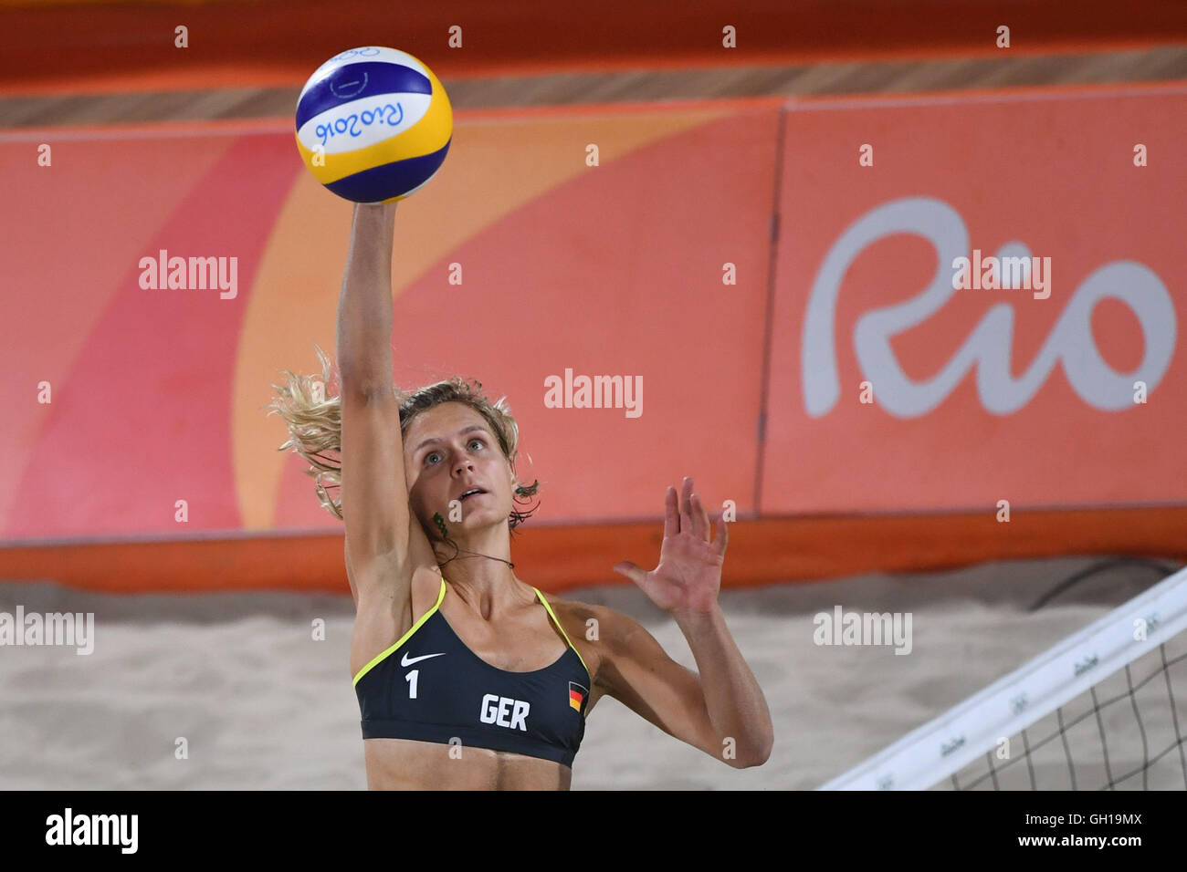 Rio de Janeiro, Brazil. 07th Aug, 2016. Laura Ludwig of Germany in ...