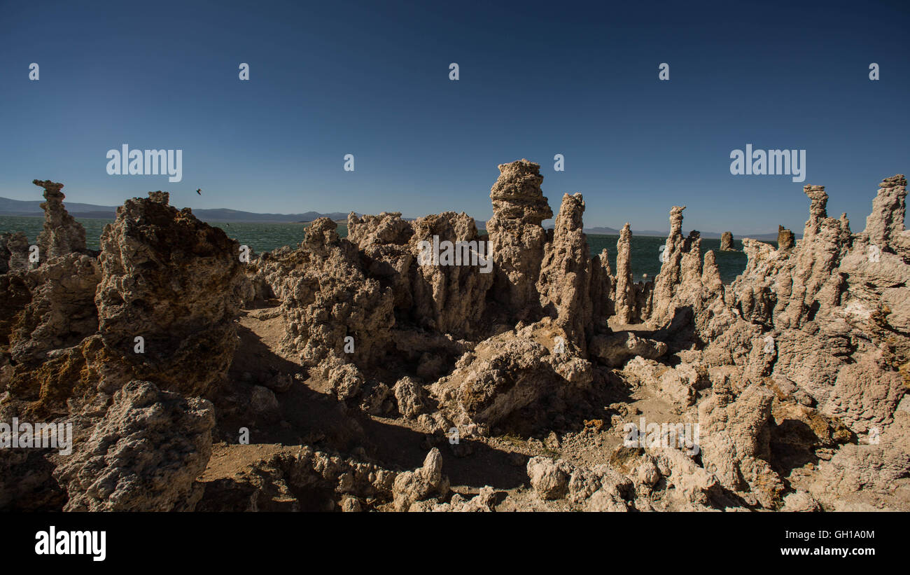 Jun 12, 2014 - Mono Lake, California, U.S. - Limestone Tufa columns at ...
