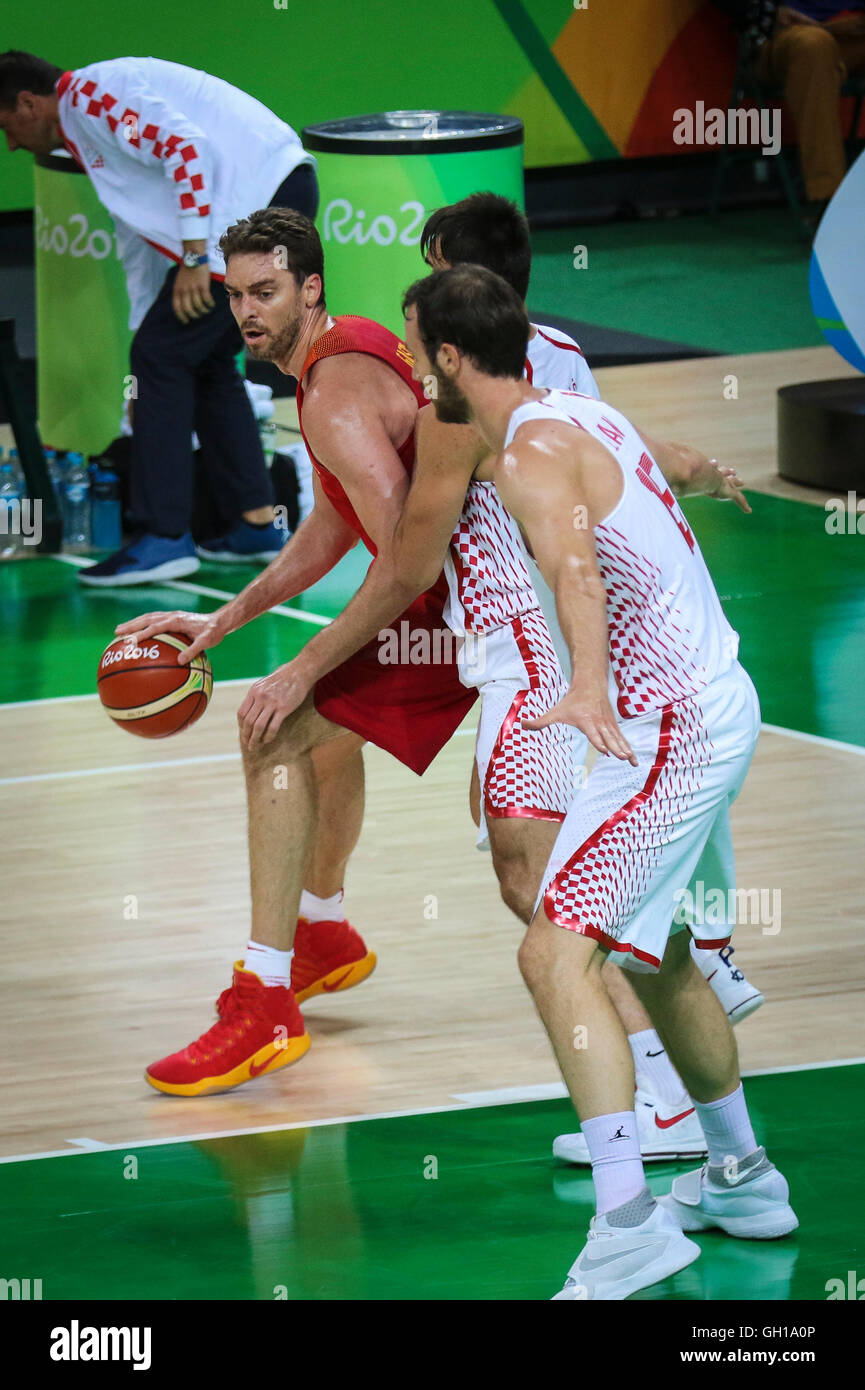 Rio de Janeiro, Brazil. 07th Aug, 2016. RIO 2016 OLYMPICS BASKETBALL - Gasol (ESP) during the ...