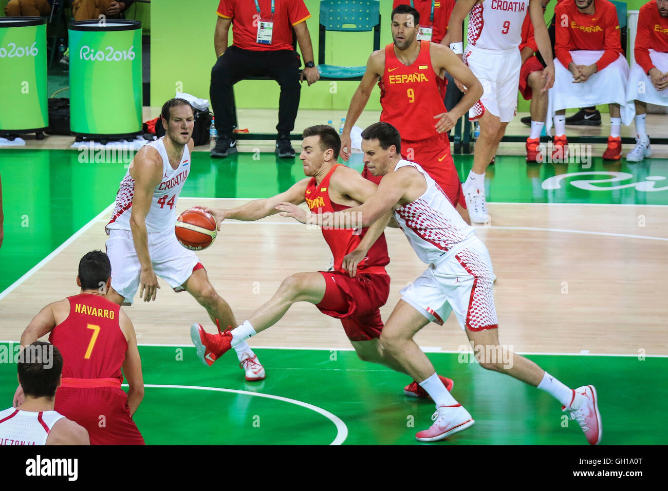 Rio de Janeiro, Brazil. 07th Aug, 2016. RIO 2016 OLYMPICS BASKETBALL ...
