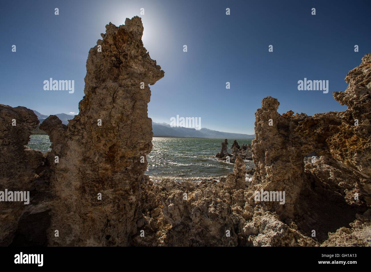 Jun 12, 2014 - Mono Lake, California, U.S. - Limestone Tufa columns at ...