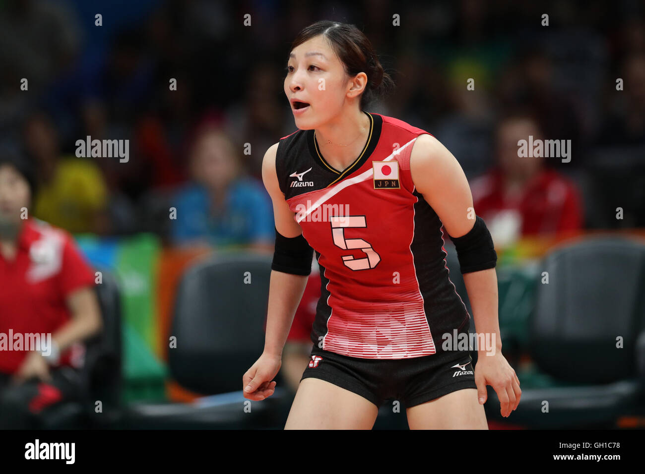 Rio de Janeiro, Brazil. 6th Aug, 2016. Arisa Sato (JPN) Volleyball ...
