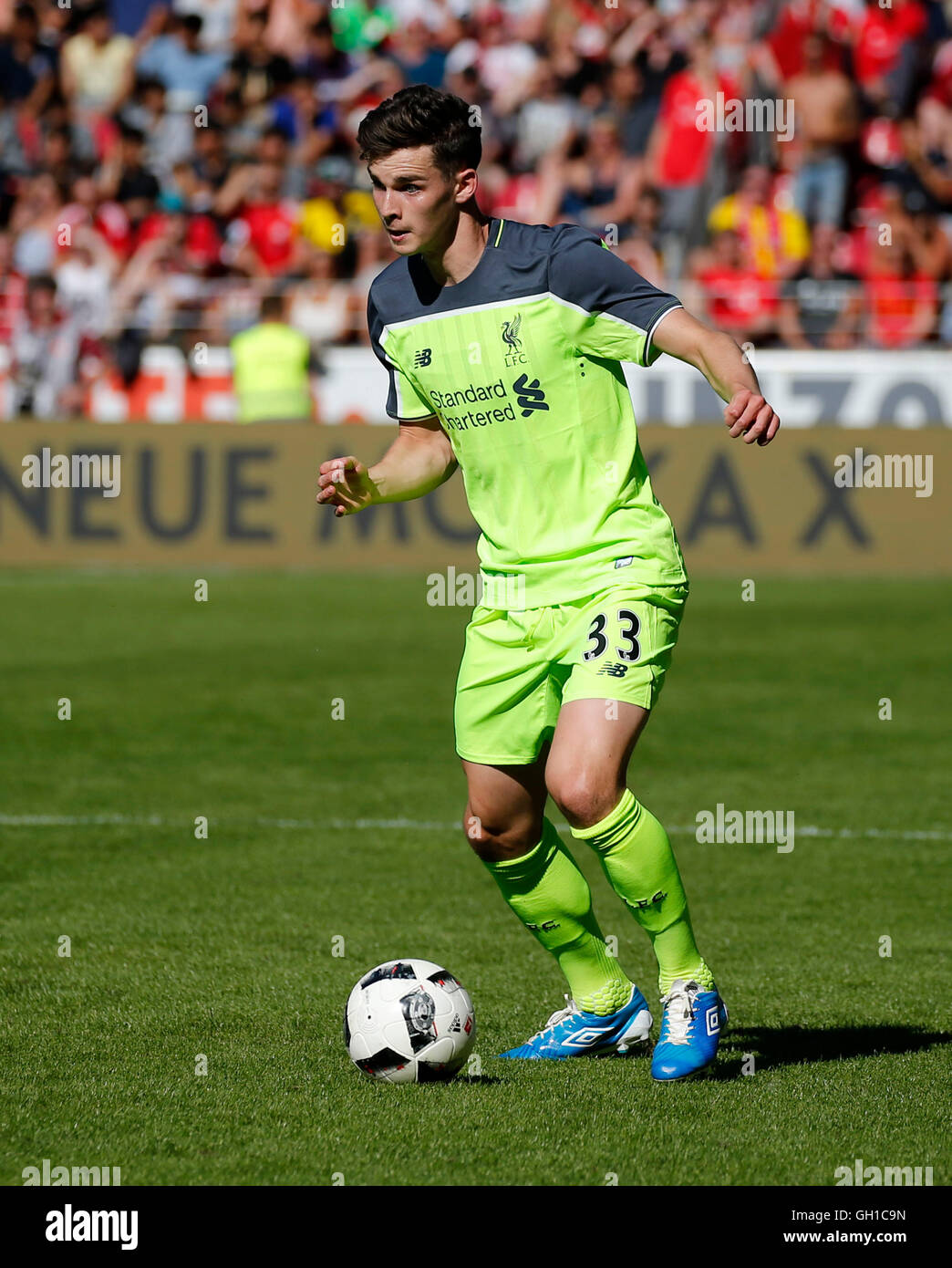 Mainz, Germany. 7th Aug, 2016. Liverpool's Sam Hart in action during ...