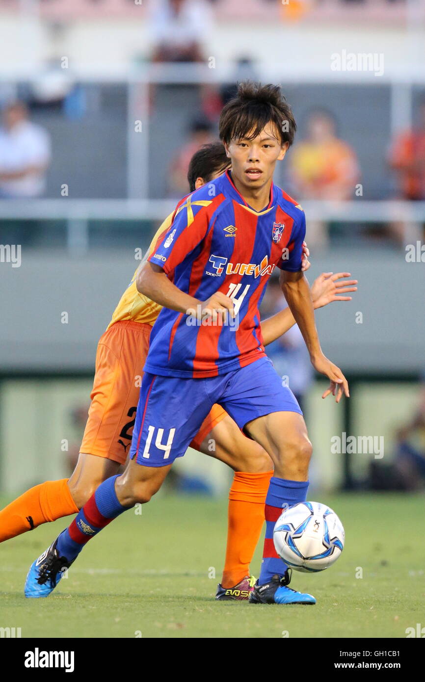 Tokyo, Japan. 4th Aug, 2016. Takuya Uchida (FC Tokyo U-18) Football ...