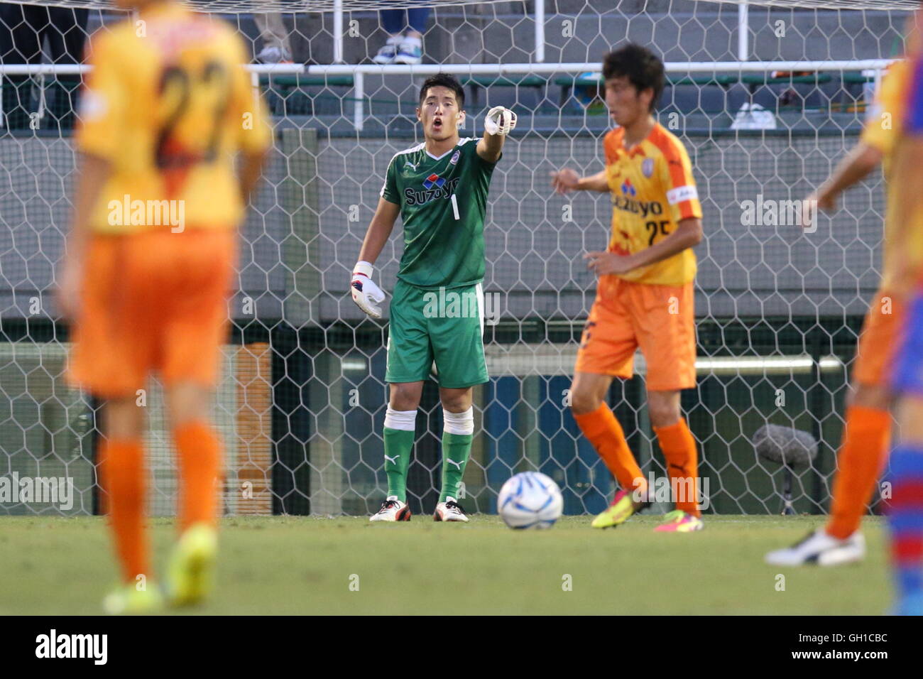 Tokyo, Japan. 4th Aug, 2016. Syunsuke Mizutani (S-Pulse) Football ...