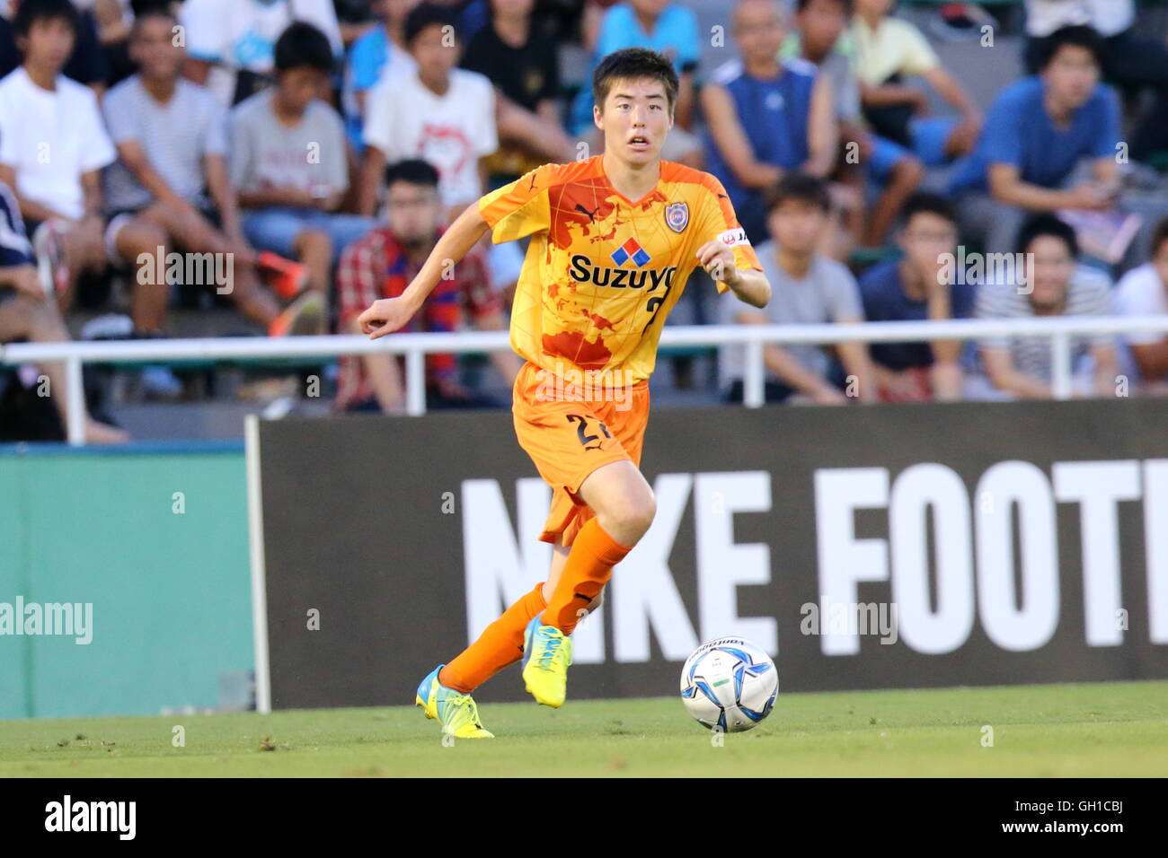 Tokyo, Japan. 4th Aug, 2016. Syun Yoshida (S-Pulse) Football/Soccer ...