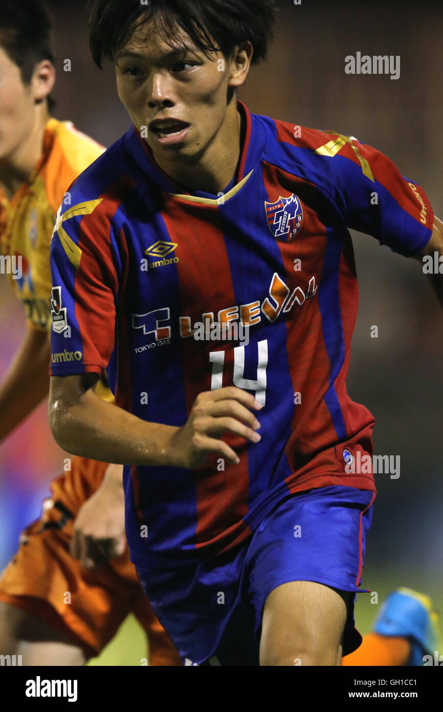 Tokyo, Japan. 4th Aug, 2016. Takuya Uchida (FC Tokyo U-18) Football ...
