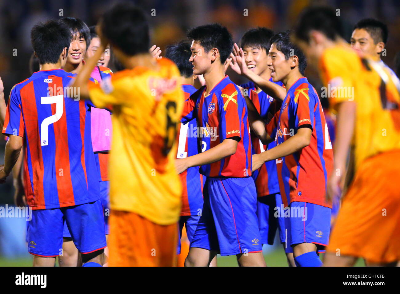 Tokyo, Japan. 4th Aug, 2016. FCU-18/FC Tokyo U-18 team group Football/Soccer : 40th Japan Club ...